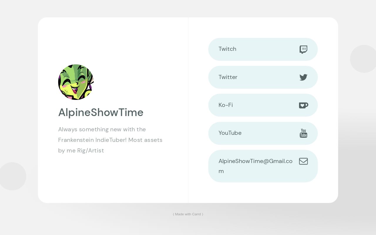 AlpineShowTime Placeholder Card